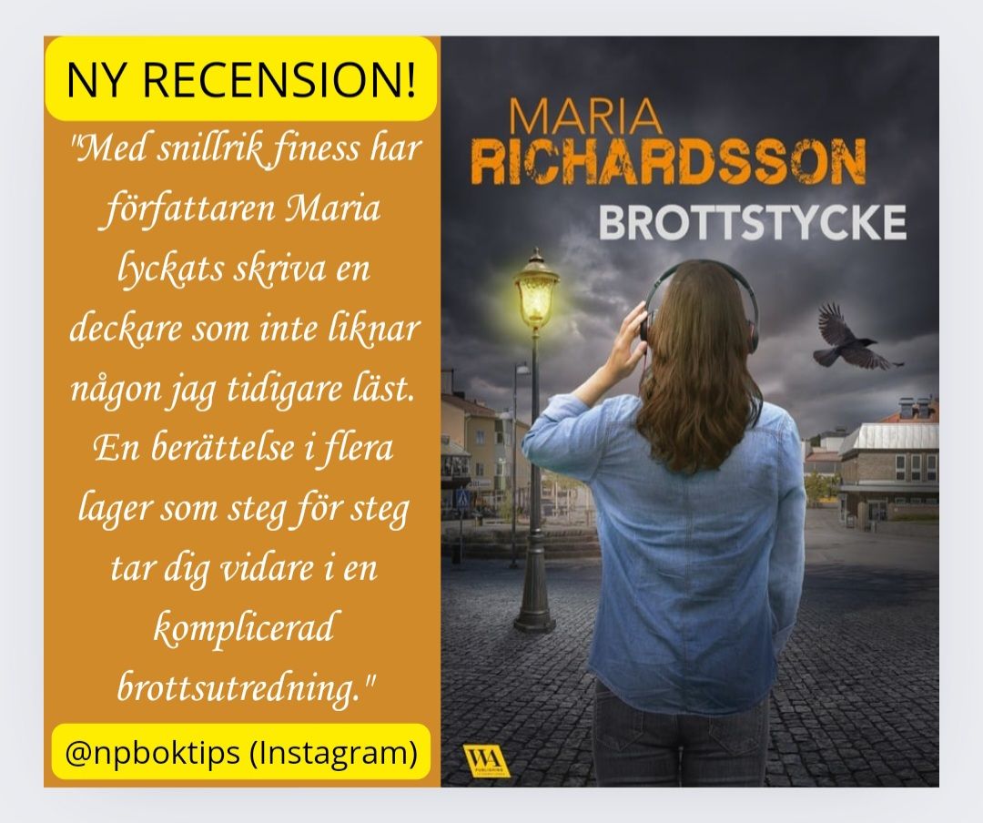 Ännu en fin recension på Brottstycke. – Välkommen till min Hemsida